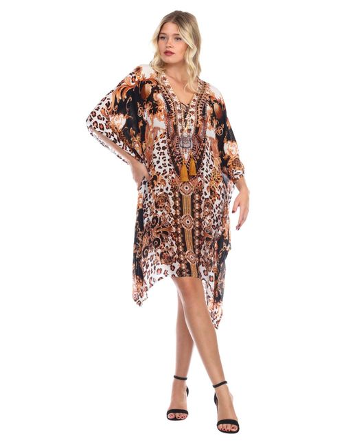 La Moda Clothing Jane Short Kaftan | Lyst