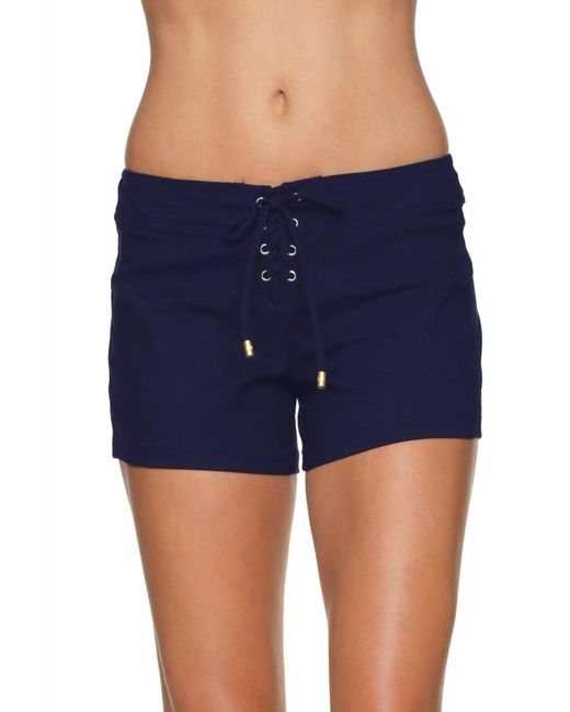 Helen Jon 4" Board Short in Blue | Lyst