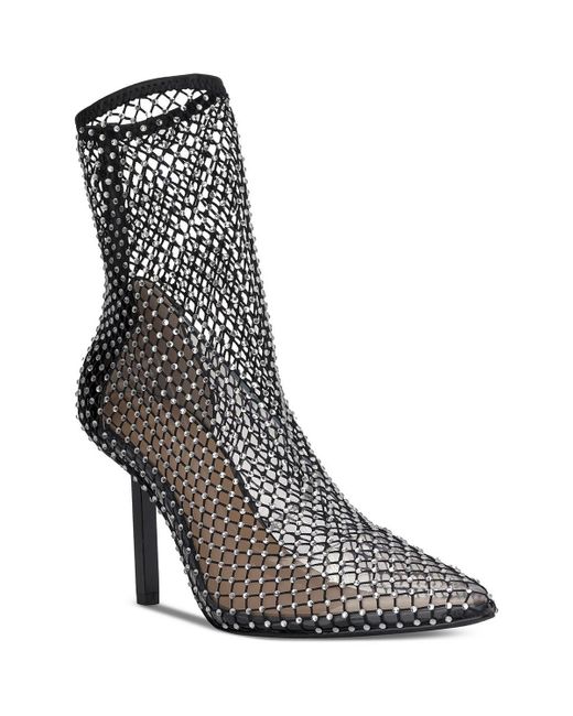 INC Edrice Rhinestone Mesh Pumps in Black | Lyst