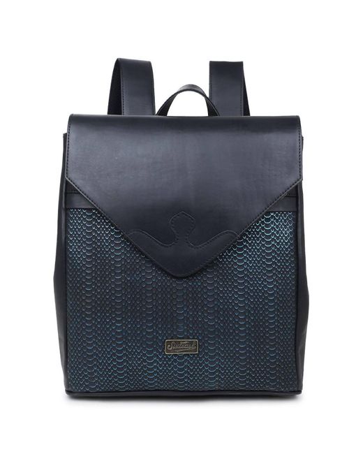Sixtease Bags Snake Backpack in Blue | Lyst