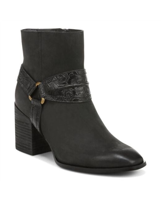 Vionic Carnelia Nubuck Boot in Black | Lyst