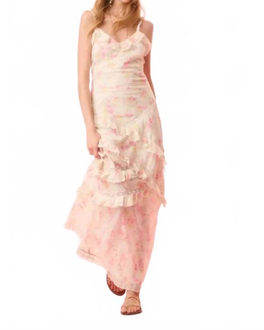 LoveShackFancy Nocelle Dress in Pink | Lyst