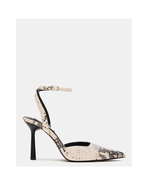 Steve Madden Alliance Beige Snake in White | Lyst