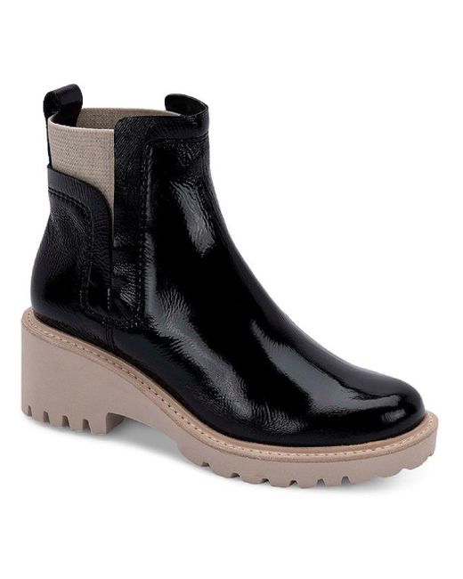 Dolce Vita Huey Lugged Sole Lug Sole Ankle Boots In Black Lyst