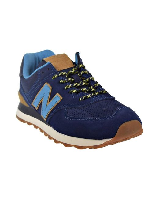 New Balance Suede Sneakers in Blue for Men | Lyst