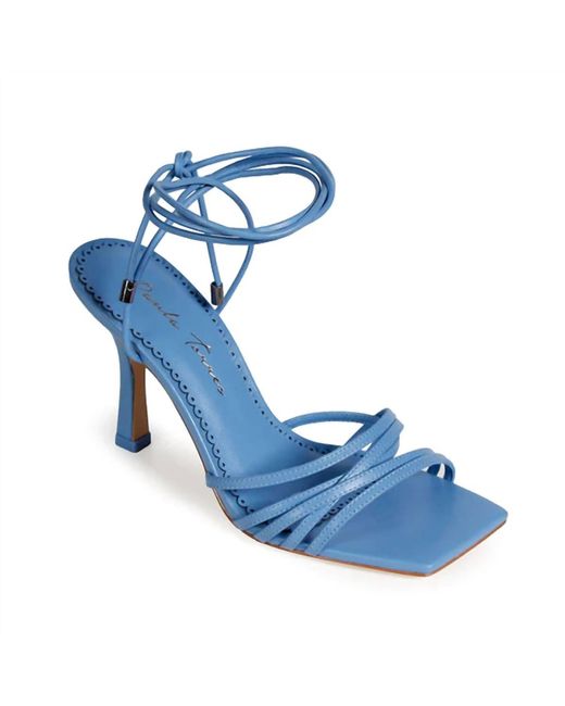 Paula Torres Soho Sandals in Blue | Lyst