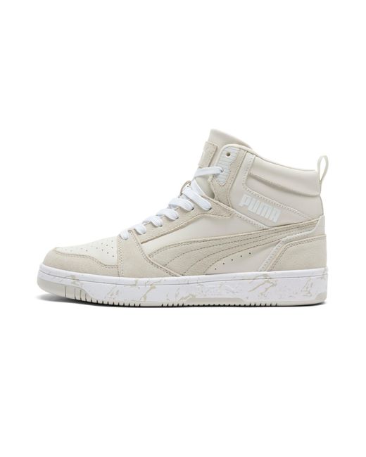 PUMA Rebound V6 Marble Sneakers in White for Men | Lyst