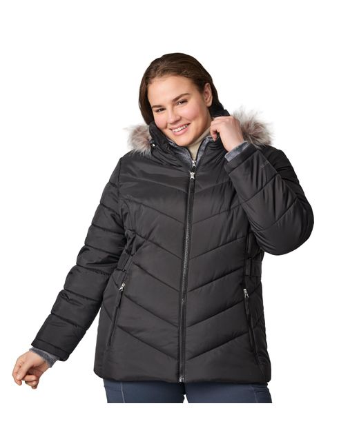 Free Country Plus Size Unstoppable Ii Poly Air Touch Jacket in Black | Lyst
