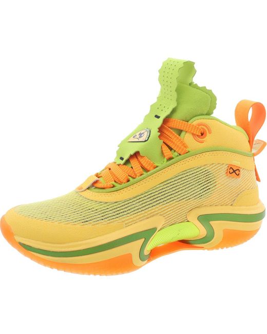 Nike Xxxvi Nitro Fitness Workout Basketball Shoes in Yellow for Men | Lyst