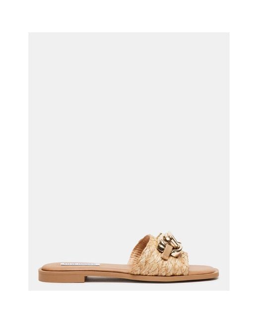 Steve Madden Gene Raffia in Natural | Lyst