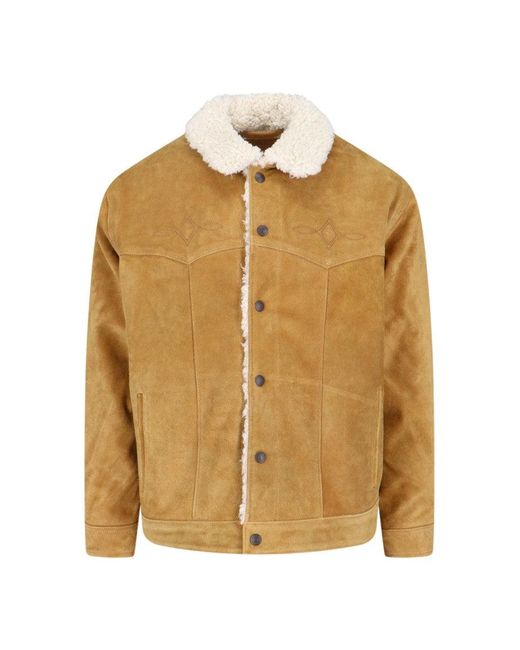 Levi's Strauss Structured Fit Jacket With Button Closure in Metallic ...