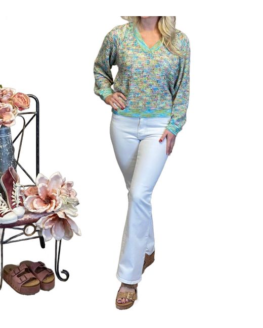 EsQualo Girls Just Wanna Have Fun Sweater in Blue | Lyst