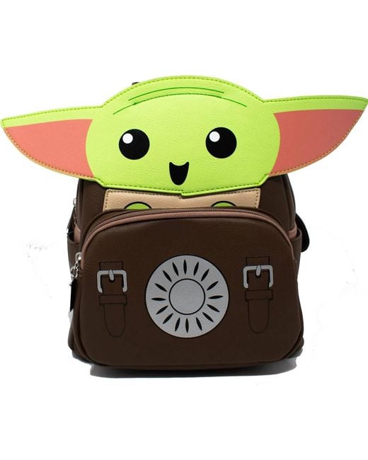 Loungefly Baby Yoda Grogu Mandalorian Mini Backpack in Green | Lyst