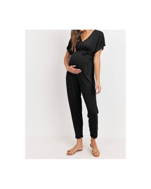 Hello Miss Nursing Tapered Jumpsuit in Black | Lyst