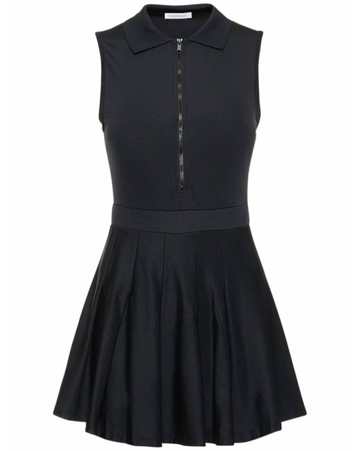 WeWoreWhat Zipper Front Tennis Dress in Black | Lyst