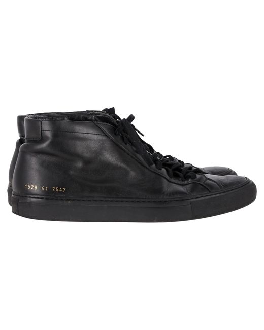 Common Projects Original Achilles High Sneakers in Black for Men | Lyst