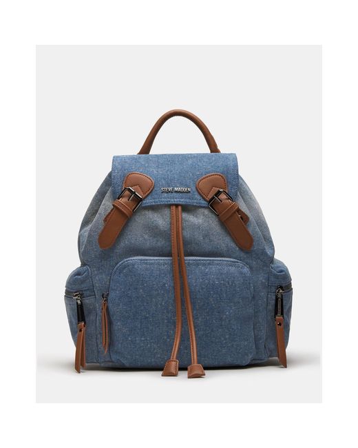 Steve Madden Solly Bag Denim Fabric in Blue | Lyst