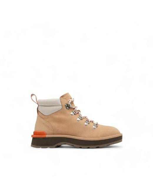 Sorel Hi-Line Hiker Shoes in Natural | Lyst