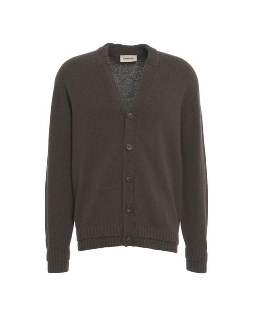Atomo Factory Cardigan in Gray for Men | Lyst