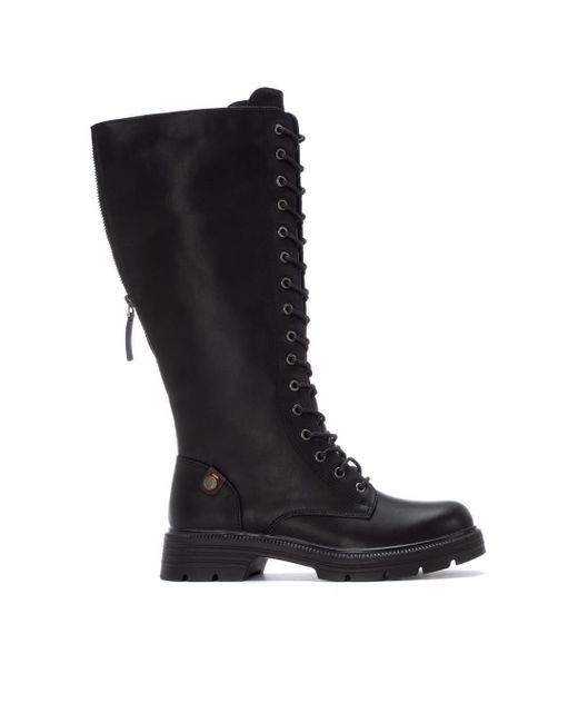 Xti Combat Boots Refresh Collection By in Black | Lyst