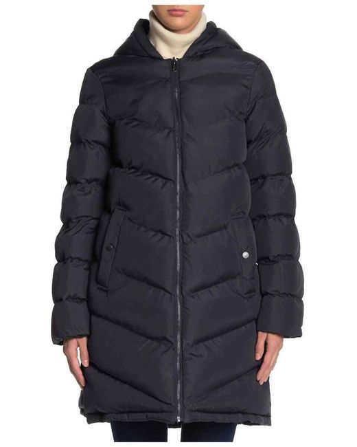 Andrew Marc Liberta Parka Down Jacket in Blue | Lyst