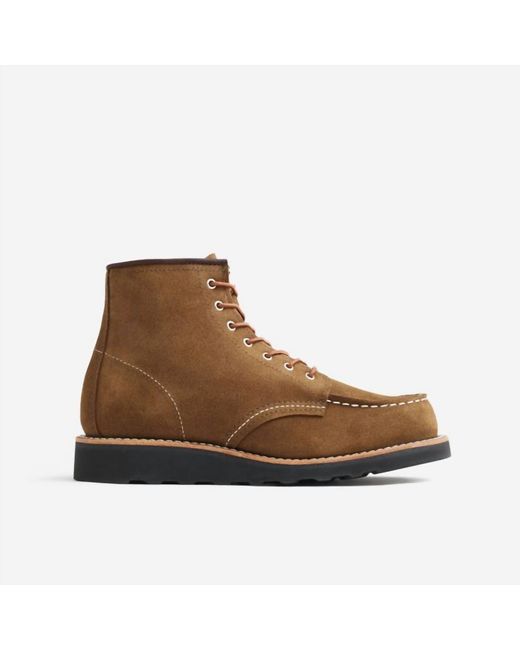 Red Wing Classic Moc Short Boot in Brown | Lyst