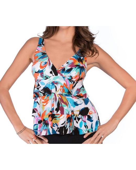 Magicsuit Shangri-La Corynne Tankini Top Bikini in Blue | Lyst