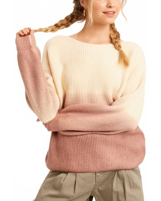 Listicle Rosie Sweater in Pink | Lyst