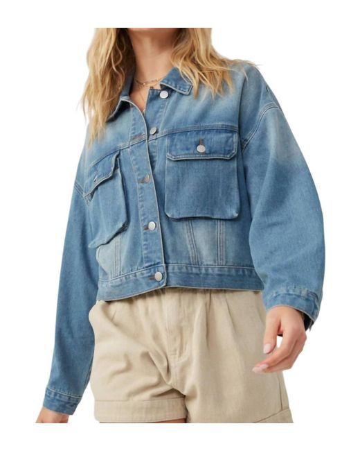 Hayden LA Denim Jacket in Blue | Lyst