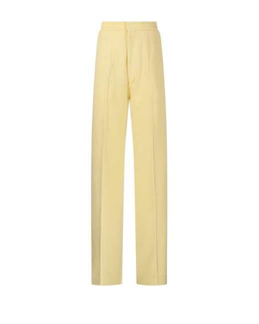 Forte Forte Milano Stitch Sartorial Pant in Yellow | Lyst