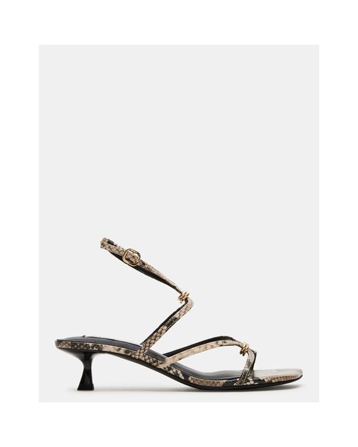 Steve Madden Jamina Snake in Natural | Lyst
