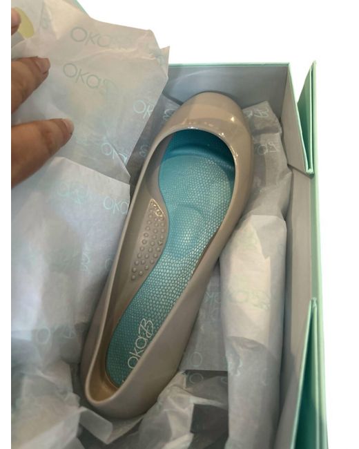 Oka-B Taylor Ballet Flats in Green | Lyst