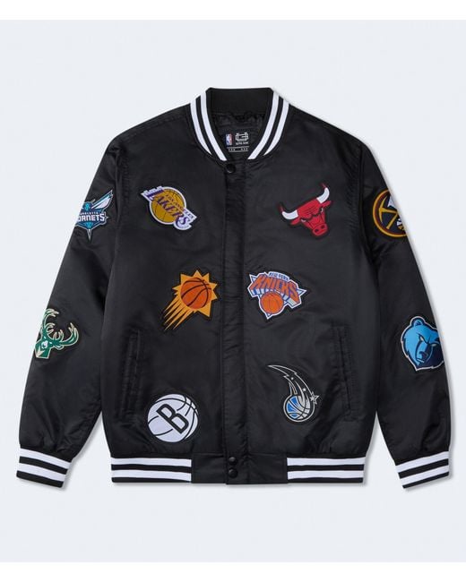 Aéropostale Nba Team Logos Bomber Jacket in Blue for Men | Lyst