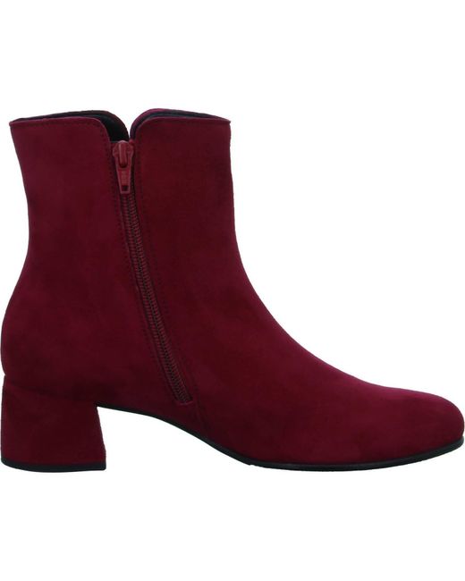Gabor Veronica Side-Zip Boot in Purple | Lyst