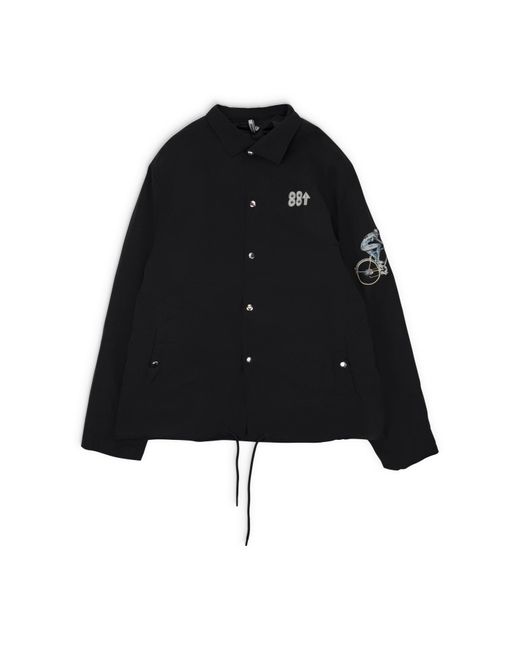 88 RISING x SORYAMA Digital Robot Face Coach Jacket in Black for Men | Lyst