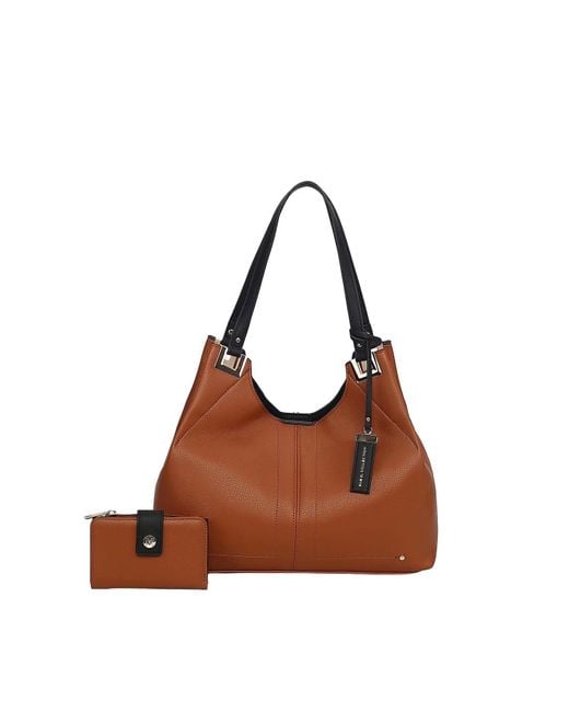 MKF Collection by Mia K Estelle Shoulder Bag By Mia K in Brown | Lyst
