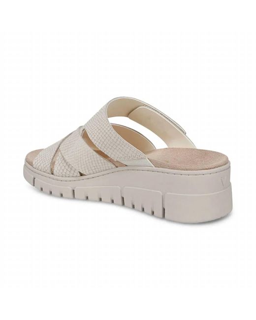 Vionic Uptown Sunset Wedge Sandal in Metallic | Lyst