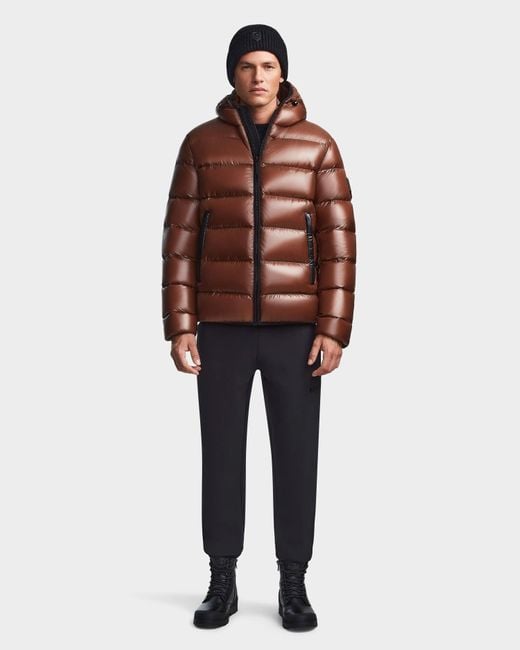 Rudsak Demian Down Puffer Jacket in Red for Men | Lyst