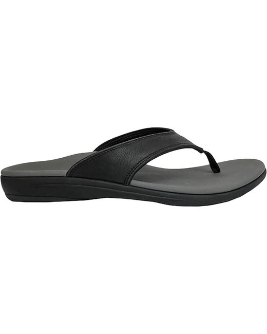 Revitalign Yumi Beach Sandal in Black for Men | Lyst