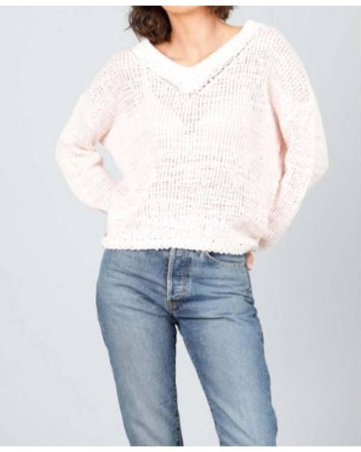 Brave + True Dodger Knit Sweater in White | Lyst