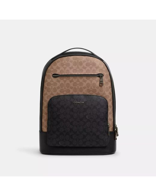 COACH Ethan Backpack in Brown | Lyst