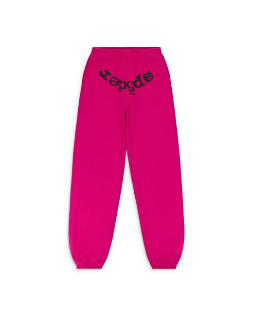Sp5der Og Web V2 Sweatpants in Red for Men | Lyst