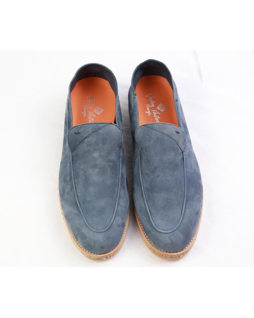 Andrea Ventura Firenze Roper Beach Sabot Suede Espadrilles in Blue for ...