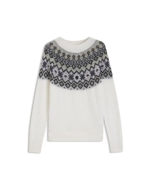 BOSS Ski Sweater With Jacquard Pattern in Gray | Lyst