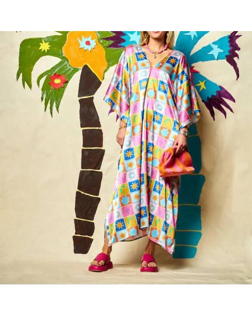 Tela Here Comes The Sun Dress in Blue | Lyst