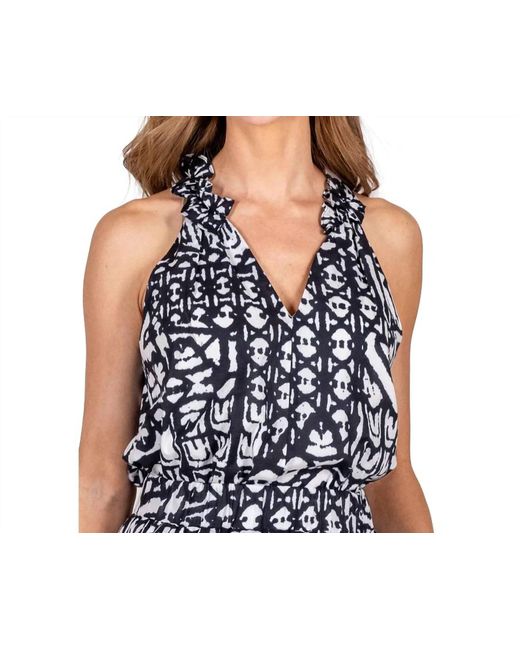 Willa Story Anna Top in Blue | Lyst