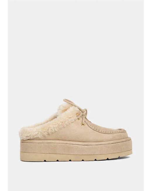 Shu Shop Tulsa Platform Mule in Natural | Lyst