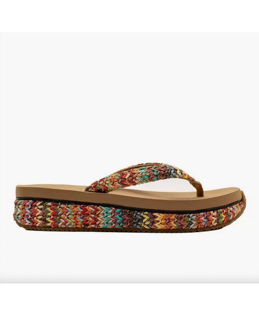 Volatile Palau Sandals in Brown | Lyst