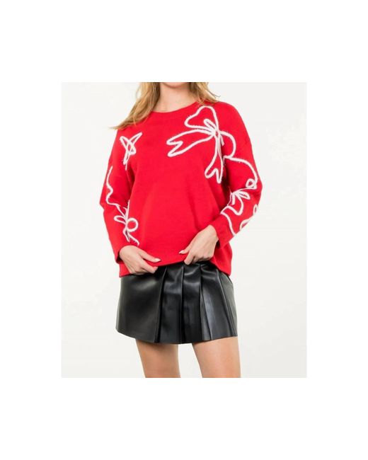 Thml Rebecca Sweater in Red | Lyst