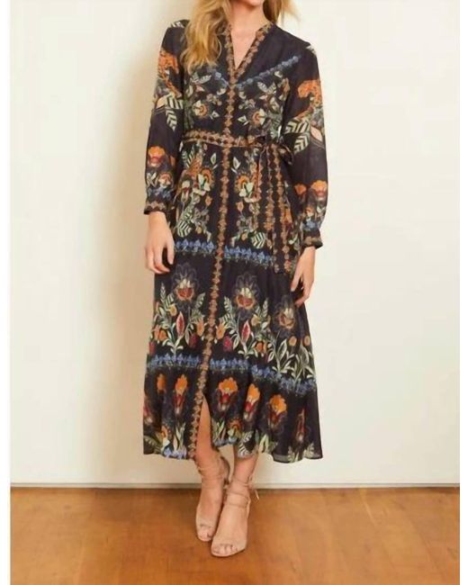 Caballero Michelle Dress in Brown | Lyst